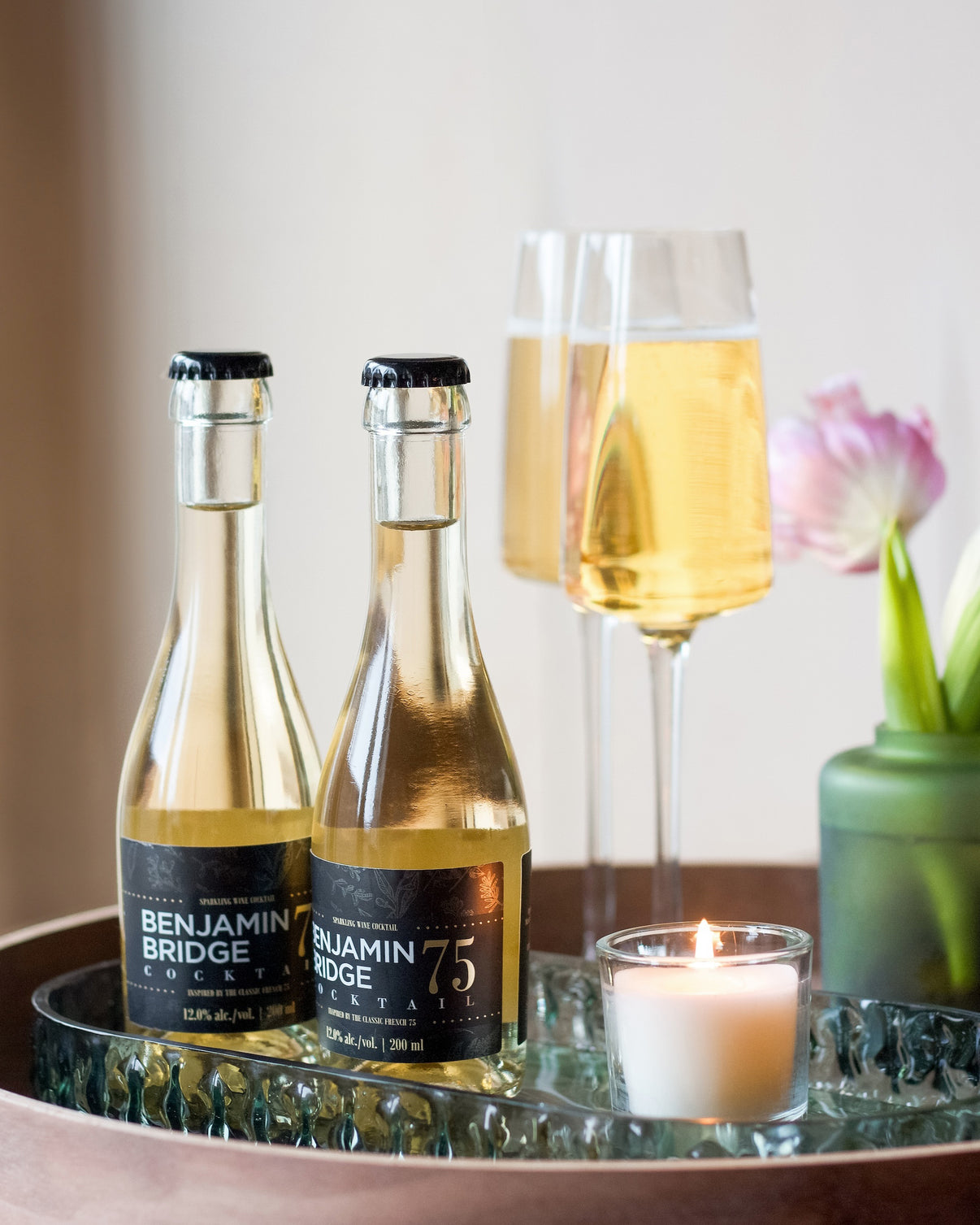 Benjamin Bridge 75 Cocktail