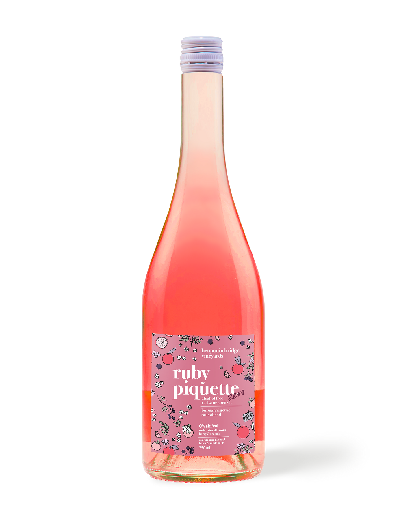 Ruby Piquette Zero 750ml – Benjamin Bridge